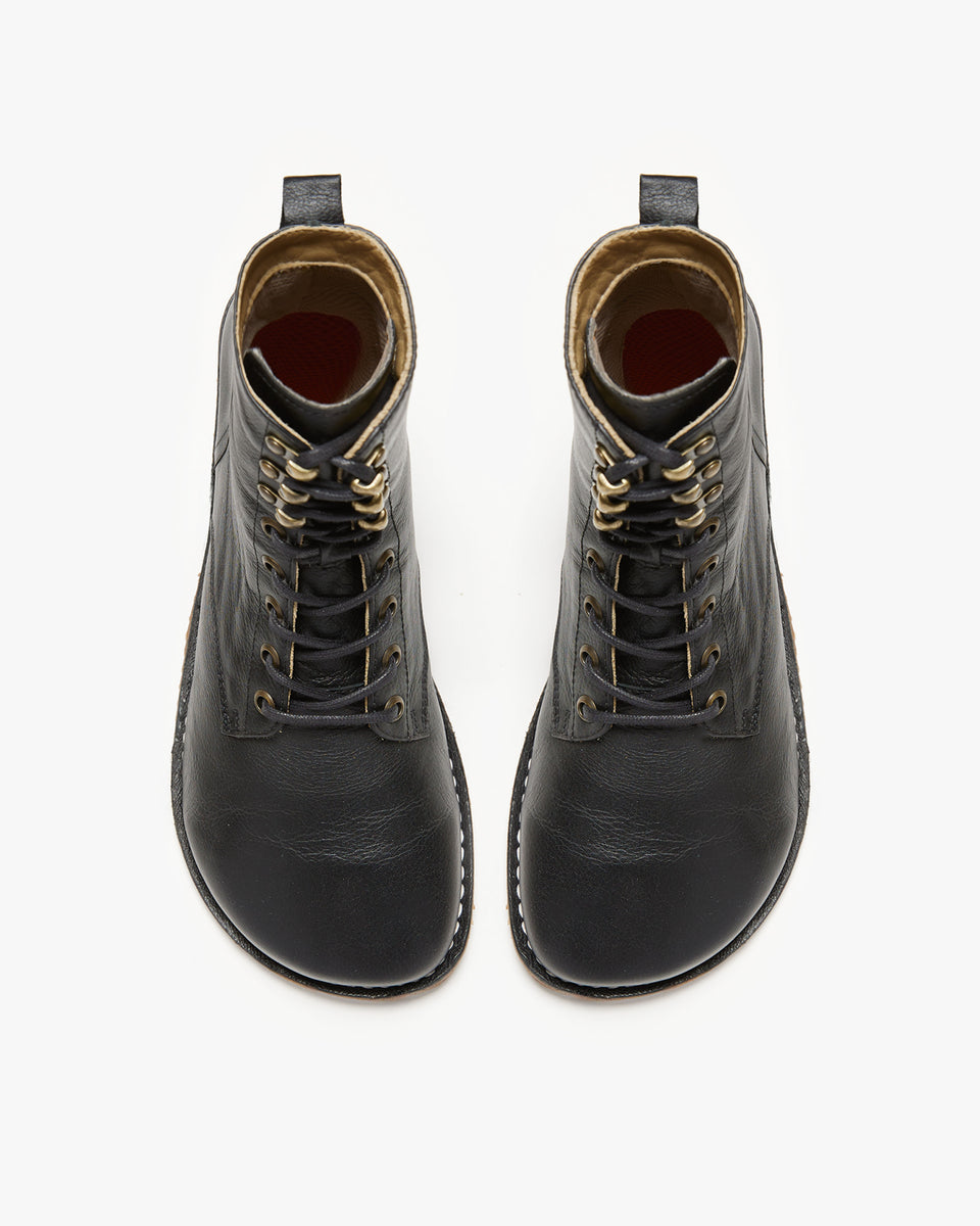Barefoot shoes - Men - Black - Natural Leather - The Everyday Sneaker ...
