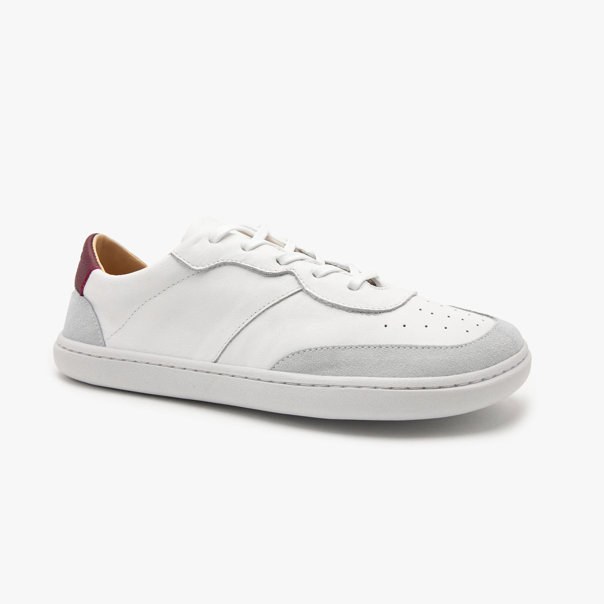 Barefoot Shoes - Women - Natural Leather - White - The Retro Sneakers ...